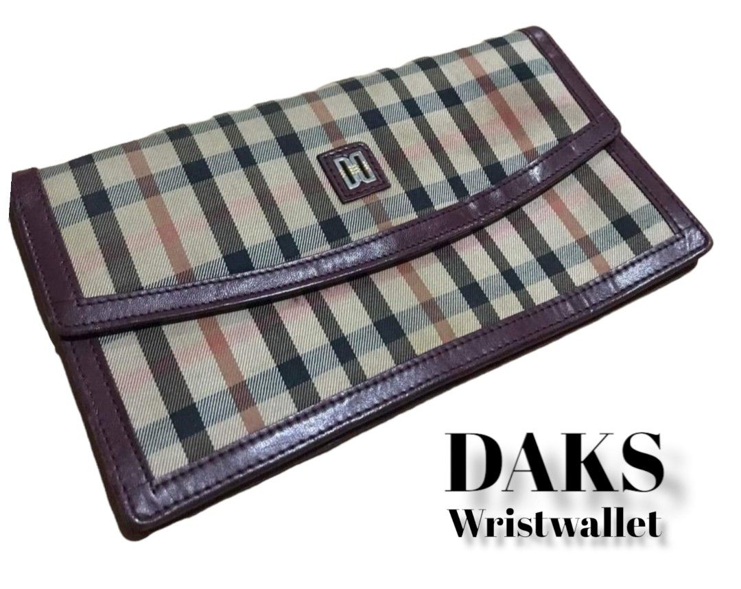 ⚠️SALE! DAKS Wallet with Sling Strap, Women's Fashion, Bags & Wallets ...