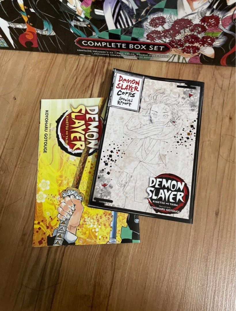 Demon Slayer English manga box set 1-23, Hobbies & Toys, Books ...