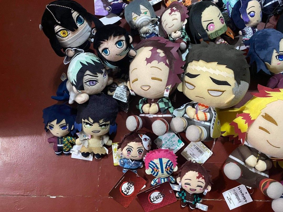 Demon slayer plushies, Hobbies & Toys, Toys & Games on Carousell