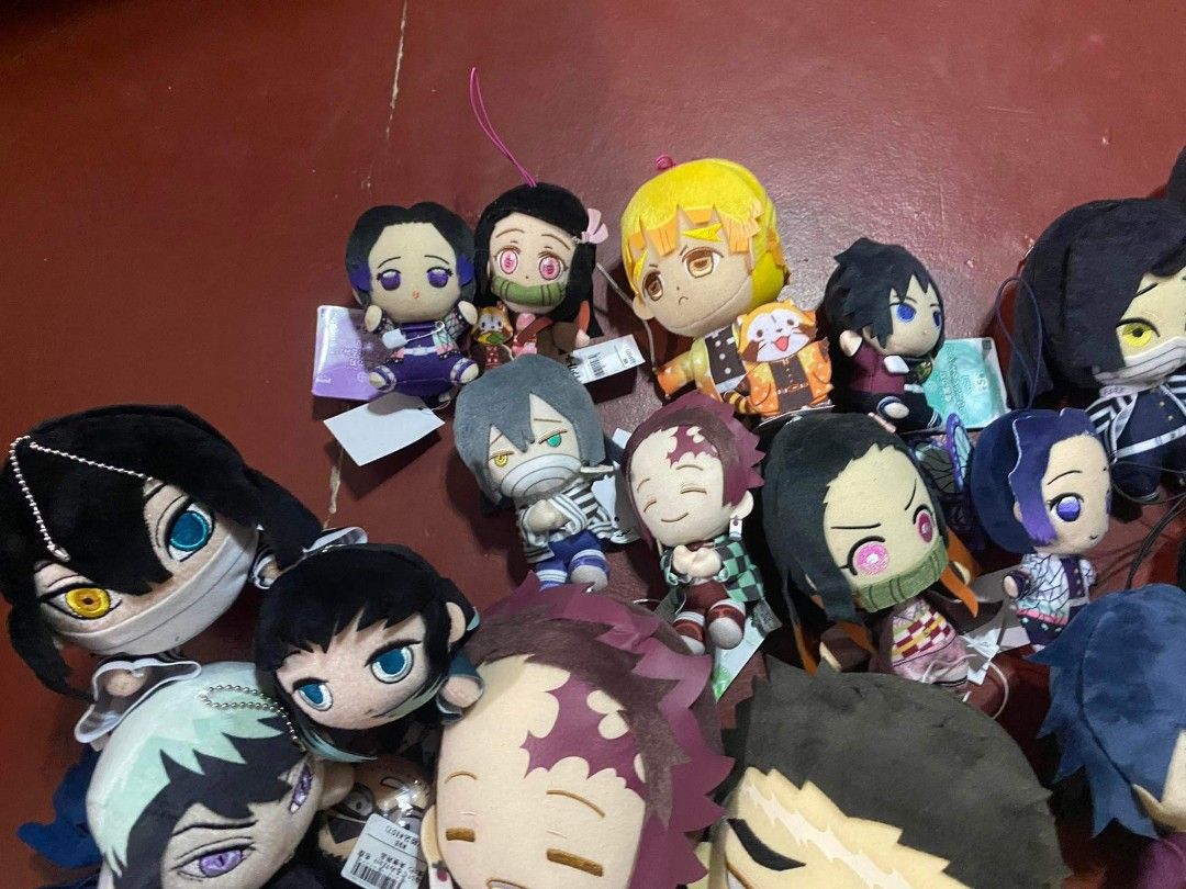 Demon slayer plushies, Hobbies & Toys, Toys & Games on Carousell