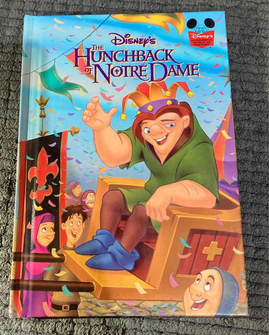 Disney The Hunchback Of North Dame Hardbound book, Hobbies & Toys ...