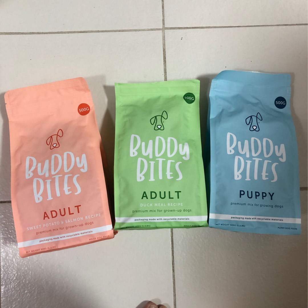 Dog Kibbles Food - Buddy Bites (3 packs) - Brand New!!!, Pet Supplies ...