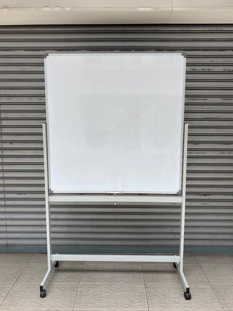 Double Sided Whiteboard (4ft x 4ft), Furniture & Home Living, Home ...