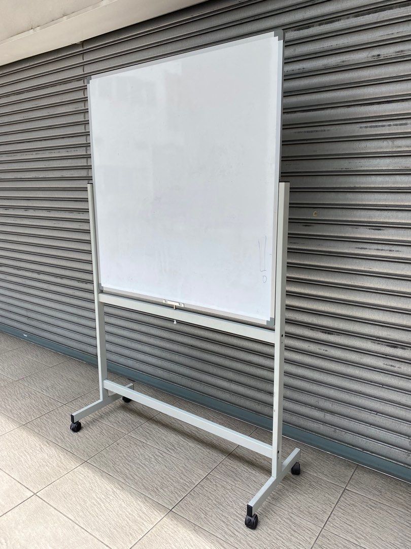 Double Sided Whiteboard (4ft x 4ft), Furniture & Home Living, Home ...