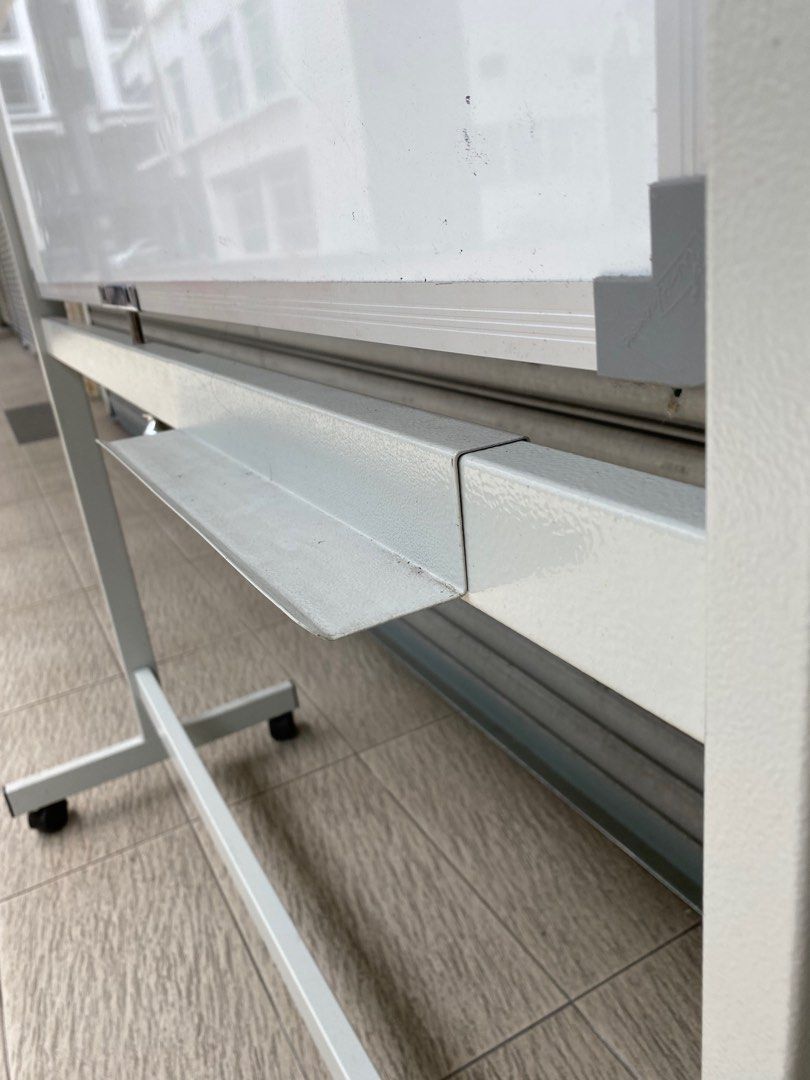 Double Sided Whiteboard (4ft x 4ft), Furniture & Home Living, Home ...