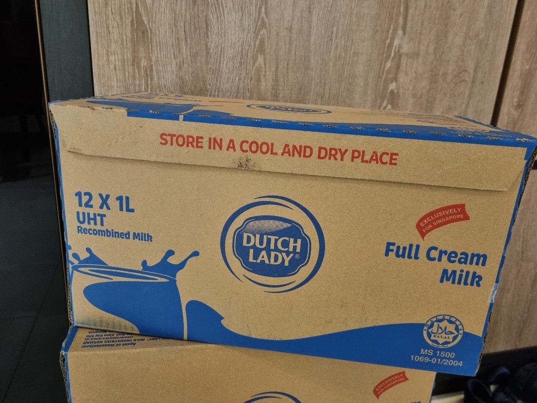 Dutch lady full cream milk(plain), Food & Drinks, Beverages on Carousell
