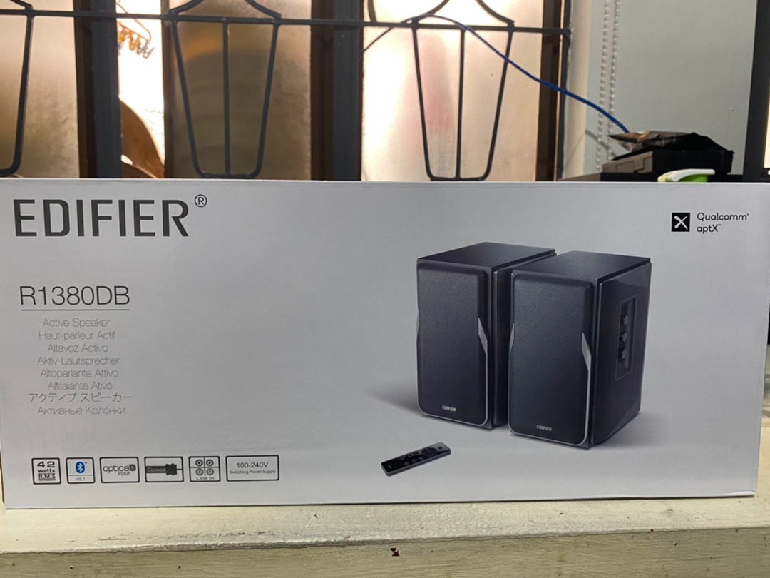 Edifier R1380DB Black/White silver/Brown on Carousell