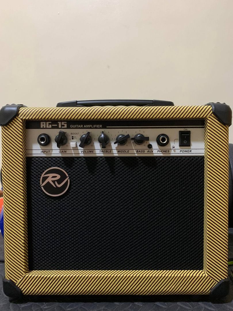 Electric Guitar with 15W Amplifier (RJ Skycaster), Hobbies & Toys ...