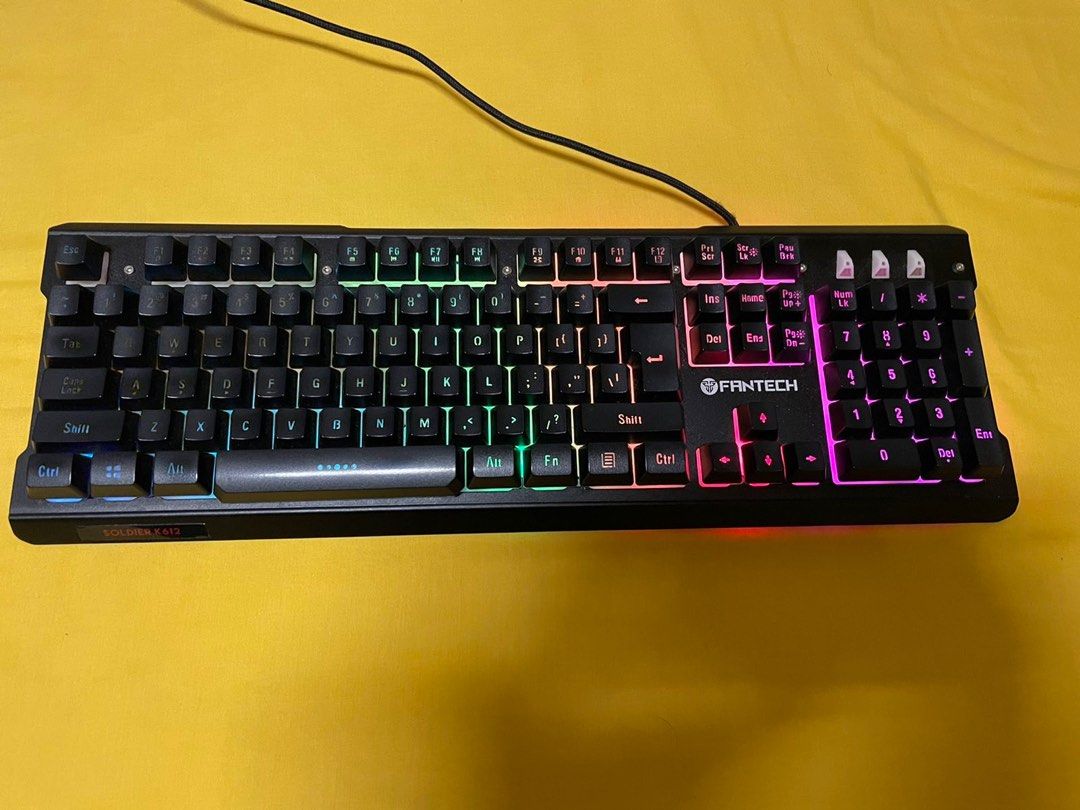 FanTech Soldier K612 Metal RGB Keyboard (wired), Computers & Tech ...