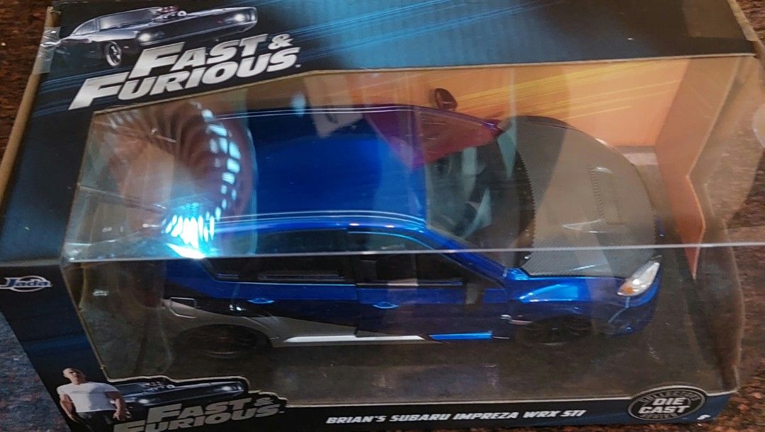 Fast & Furious Brian's Subaru Impreza WRX STI, Hobbies & Toys, Toys & Games on Carousell