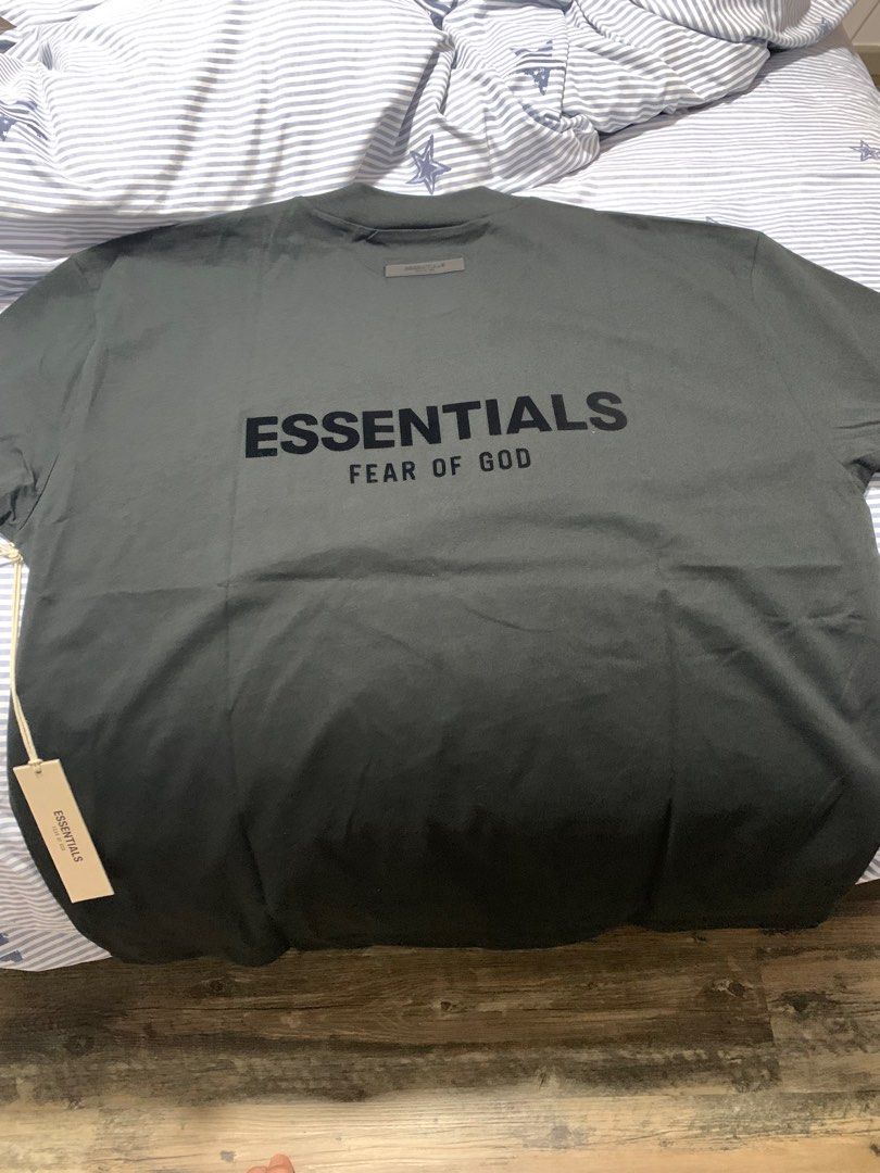 Fear of god essentials s22, Men's Fashion, Tops & Sets, Tshirts & Polo ...