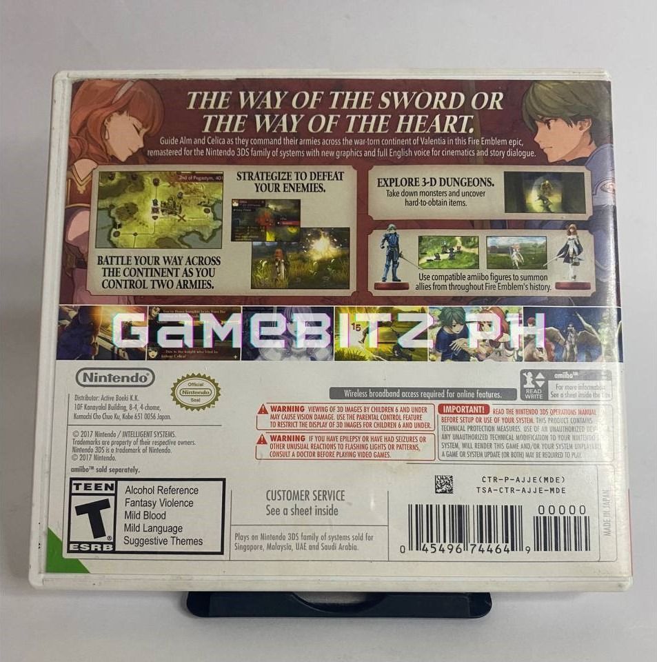 Fire Emblem Echoes Shadow of Valentia 3DS 2DS Game (USA), Video Gaming ...