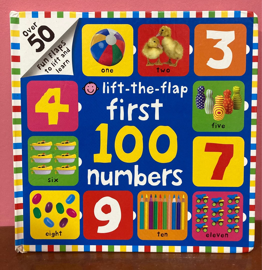first 100 numbers First 100 Lift The Flap Numbers, Hobbies & Toys ...