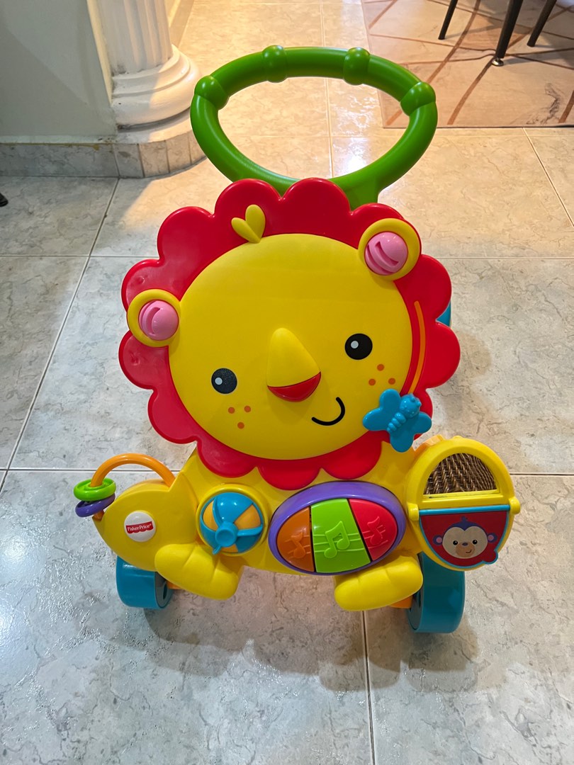 Fisher Price Lion Walker, Babies & Kids, Infant Playtime on Carousell