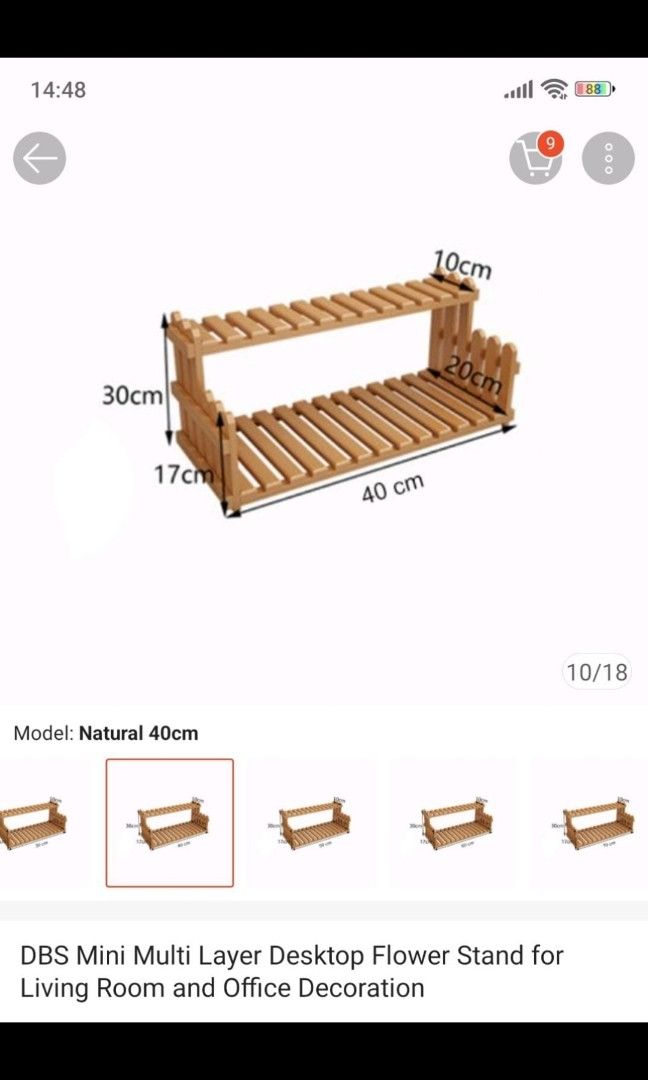Foldable 4 level rack balcony stand and desktop flower stand (BNIB ...
