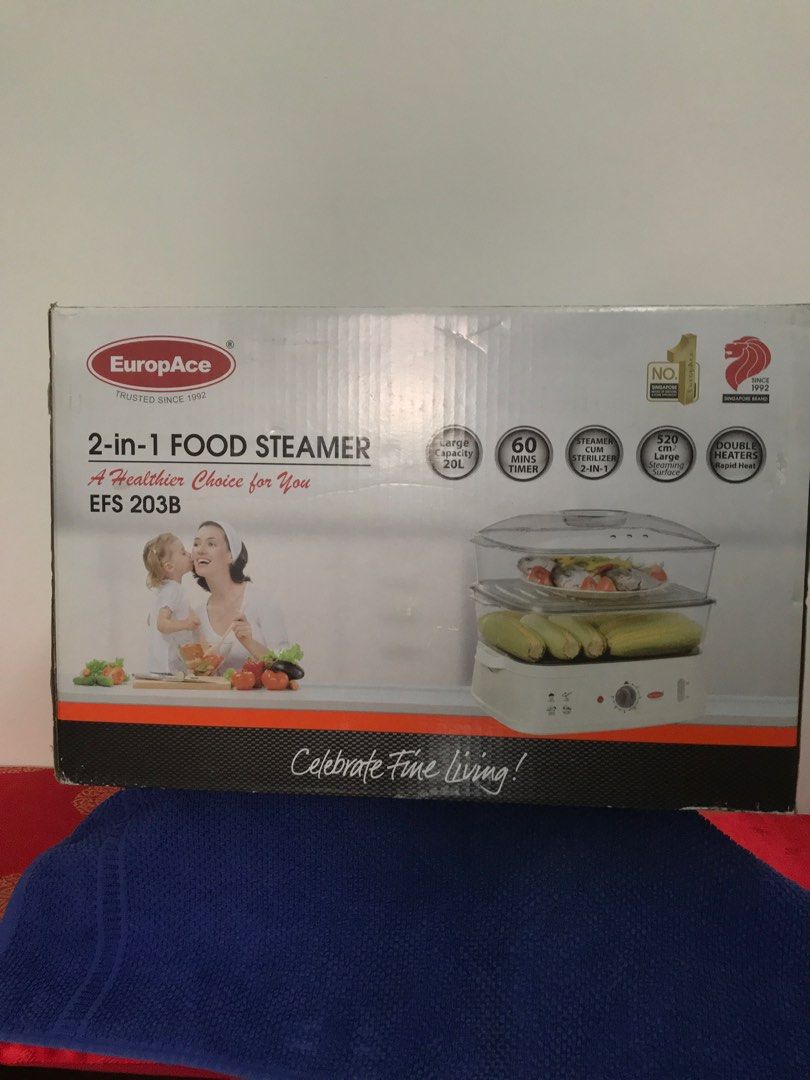 Europace Food Steamer, TV & Home Appliances, Irons & Steamers on Carousell