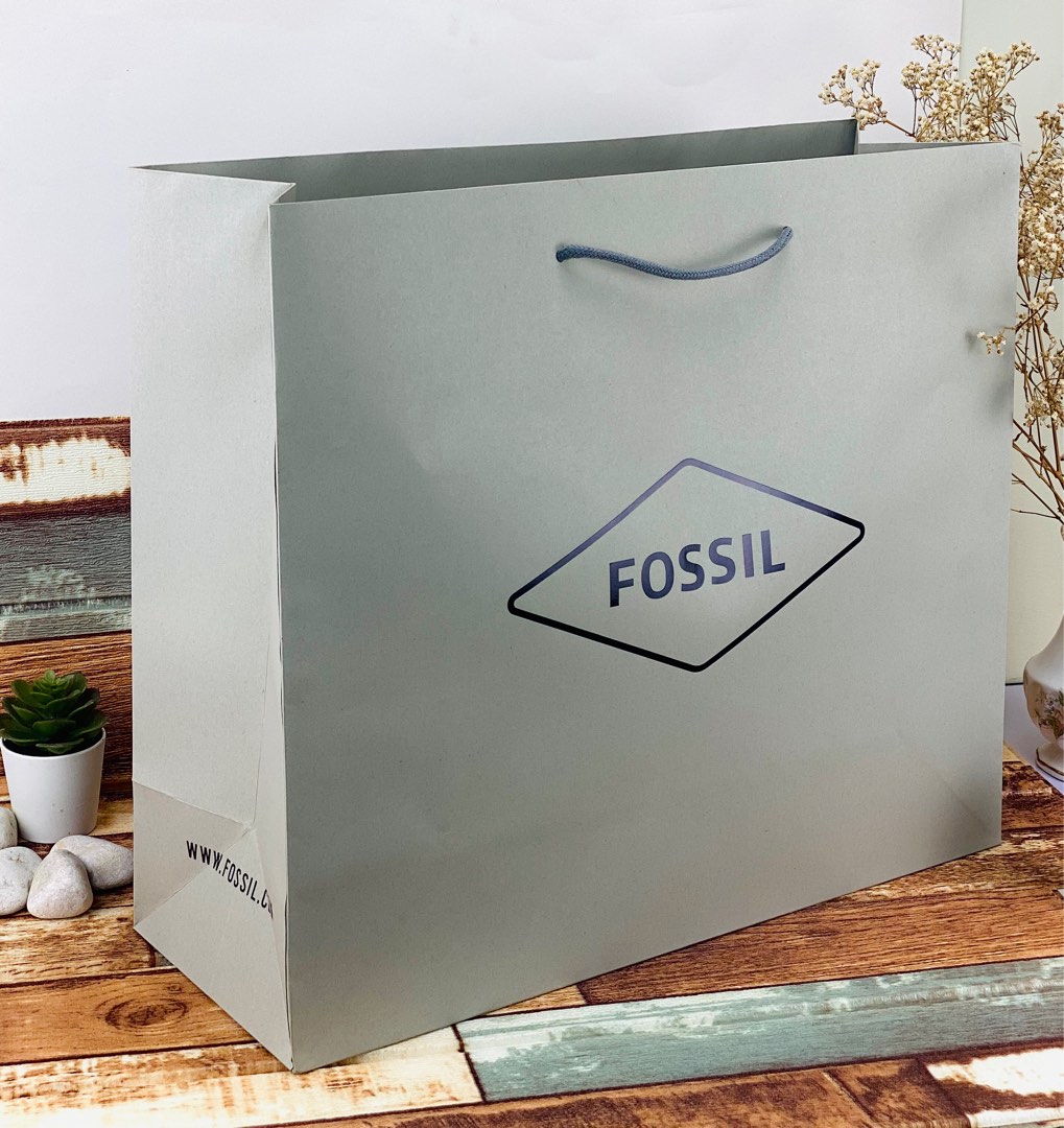 FOSSIL PAPER BAG LARGE, Hobbies & Toys, Stationery & Craft, Craft ...