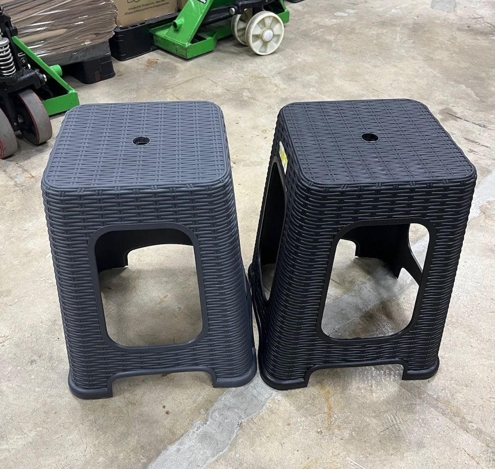 [Free Delivery] Stackable Plastic Chairs Stools High Quality Sturdy ...