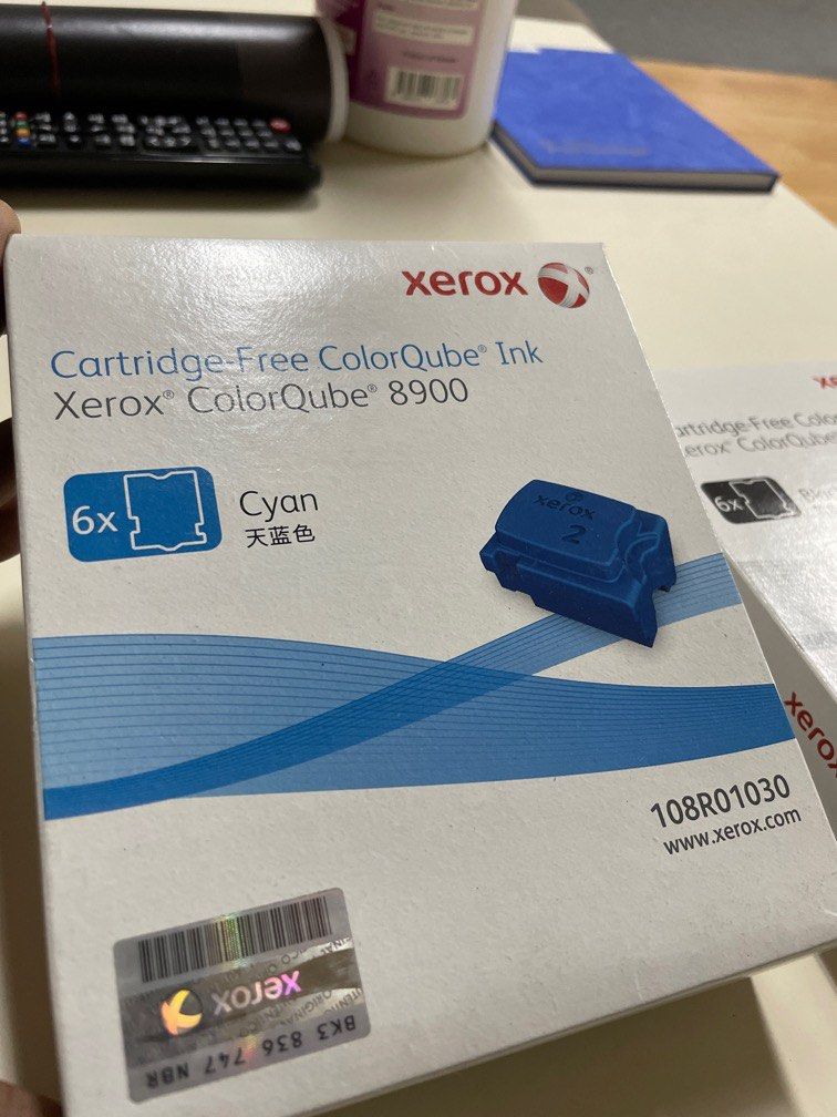 FUJI XEROX COLORCUBE 8900 SET OF SEALED OEM BOXES WITH 6 STICKS ...