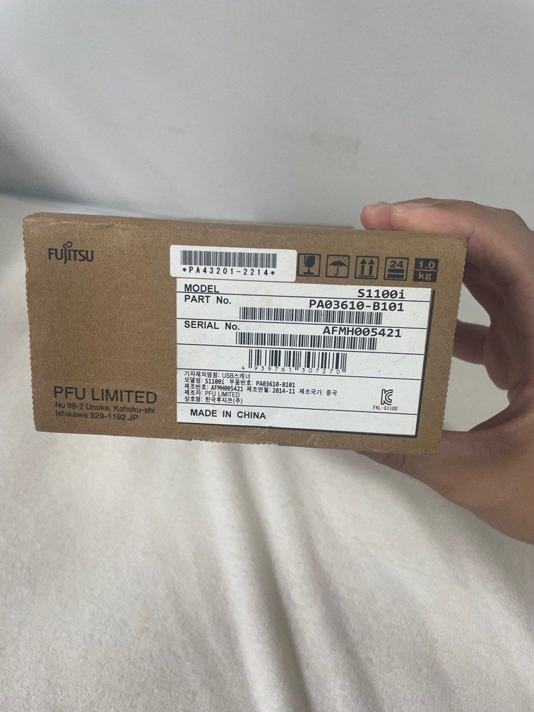 Fujitsu Portable Scanner, Computers & Tech, Printers, Scanners ...