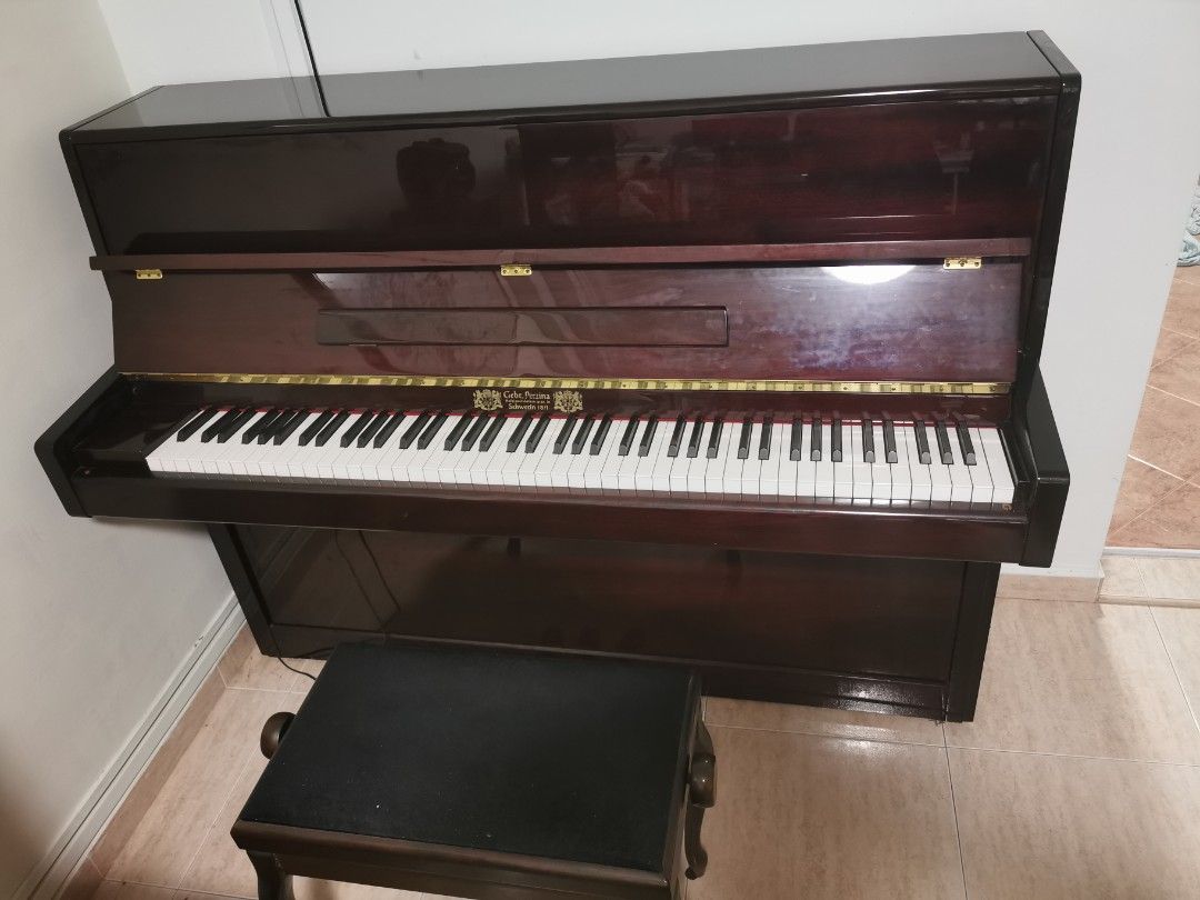 Gebr Perzina Upright piano, Hobbies & Toys, Music & Media, Musical ...