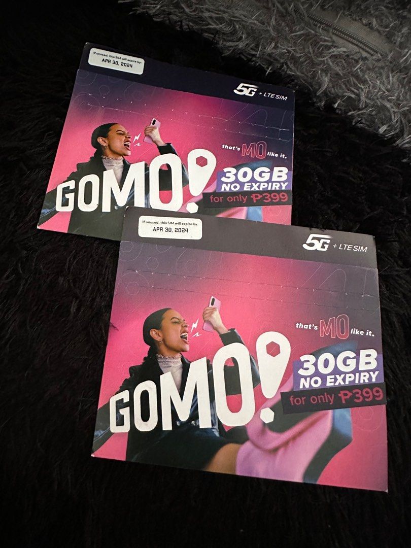 GOMO SIM 30GB NO EXPIRY, Mobile Phones & Gadgets, Mobile & Gadget ...