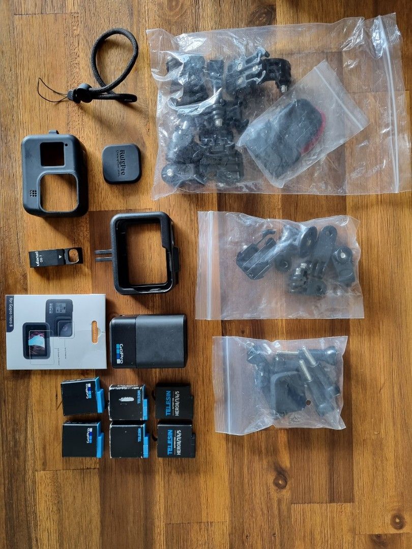 GOPRO HERO 8 BLACK + MEDIA & DISPLAY MOD PACKAGE, Photography, Cameras ...