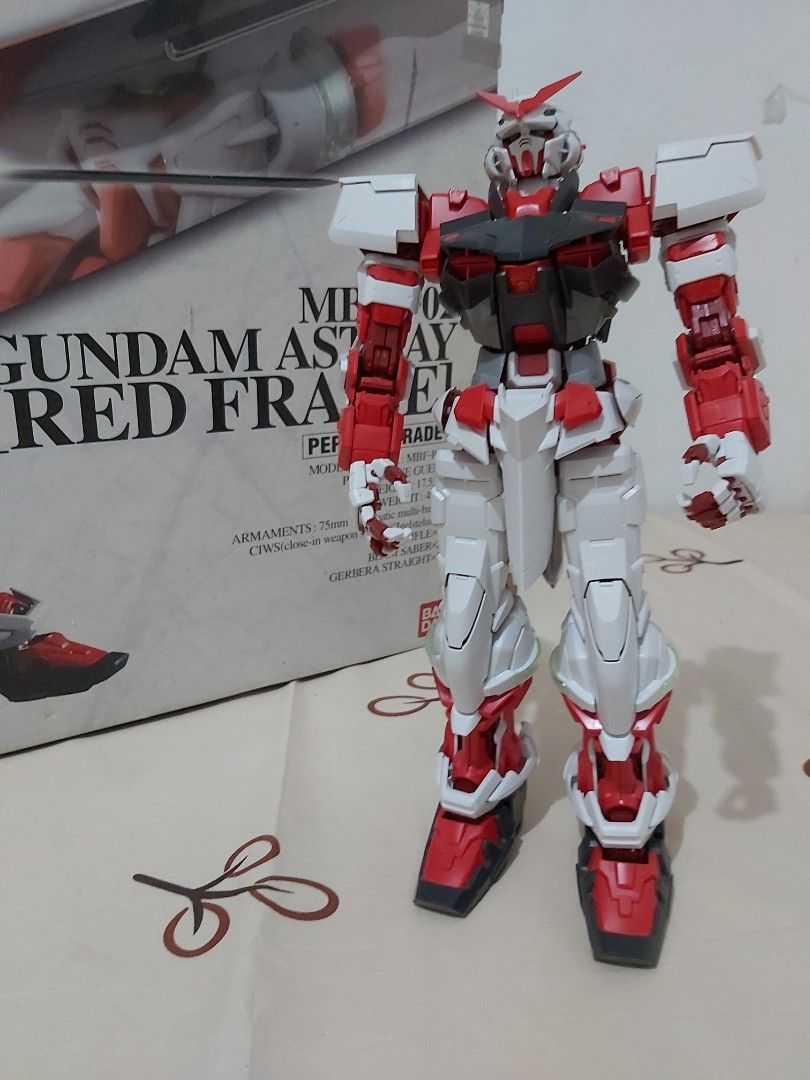 Gundam Astray (Red Frame) Perfect Grade MBF-P02, Hobbies & Toys, Memorabilia & Collectibles ...