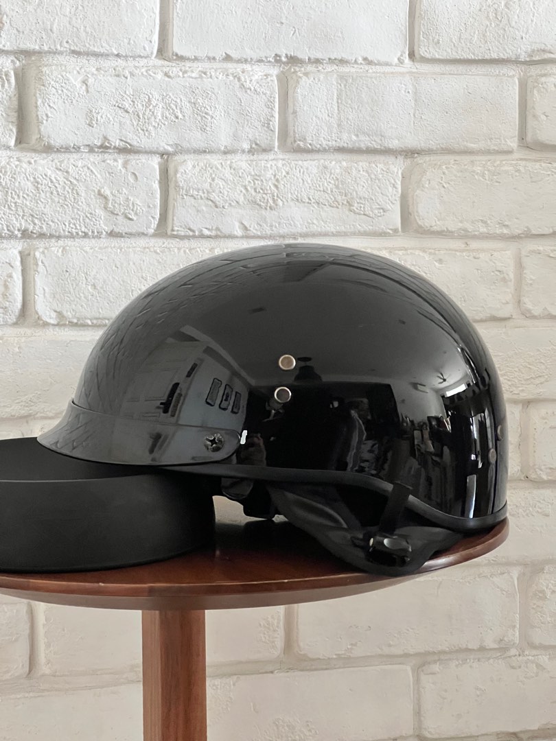 Half Cap Helmet for Sale, Motorcycles, Motorcycle Apparel on Carousell