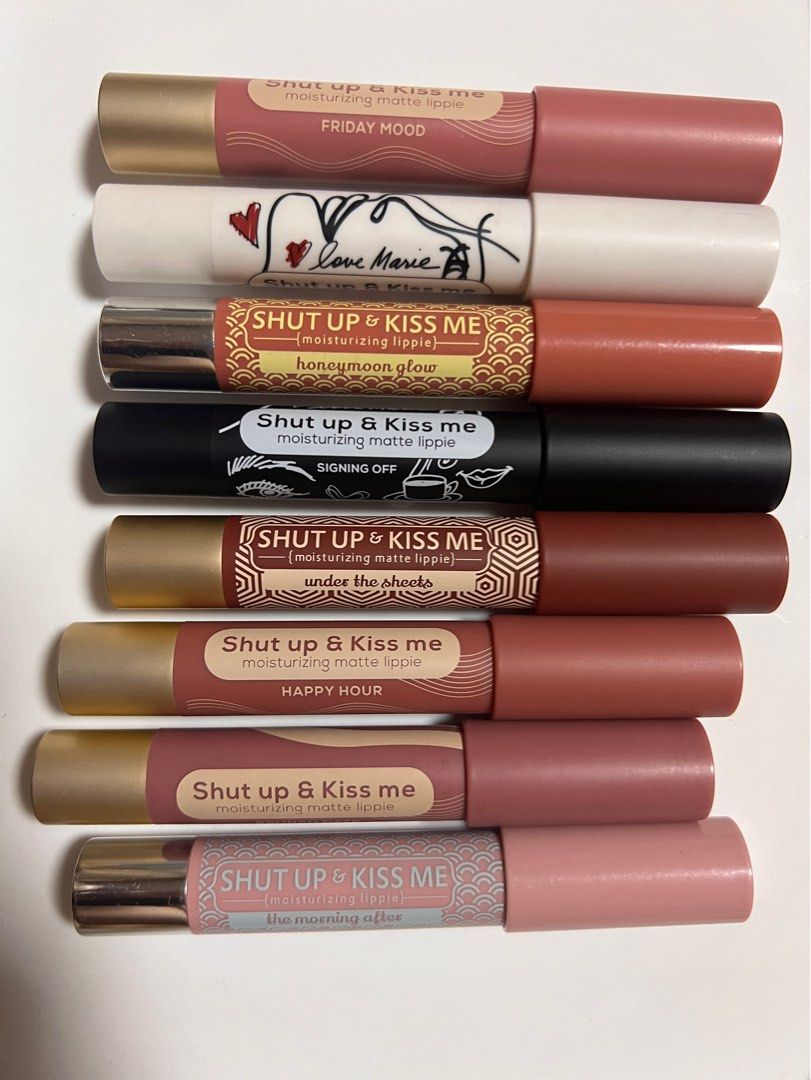 Happy Skin Moisturizing/Moisturizing Matte Lippies on Carousell