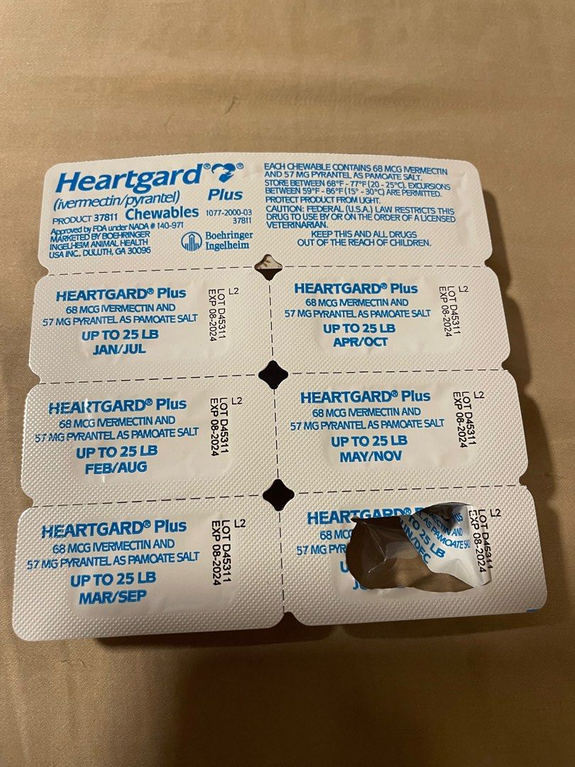 Heartgard Plus, Pet Supplies, Health & Grooming on Carousell