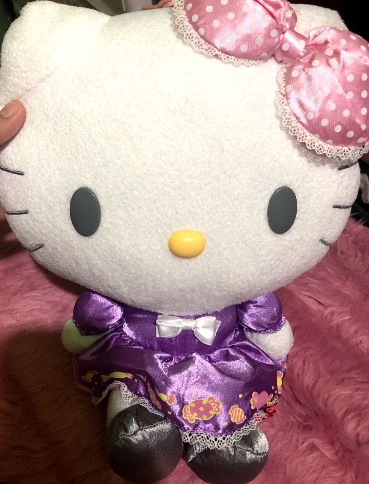 Hello Kitty Violet Dress, Hobbies & Toys, Toys & Games on Carousell