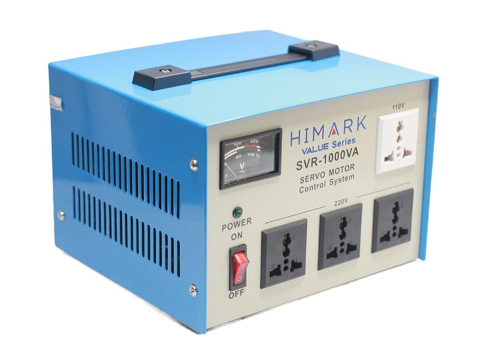 HIMARK VALUE SERIES SVR-1000VA, 800W 4.5A AVR 110V-220V, SERVO MOTOR ...