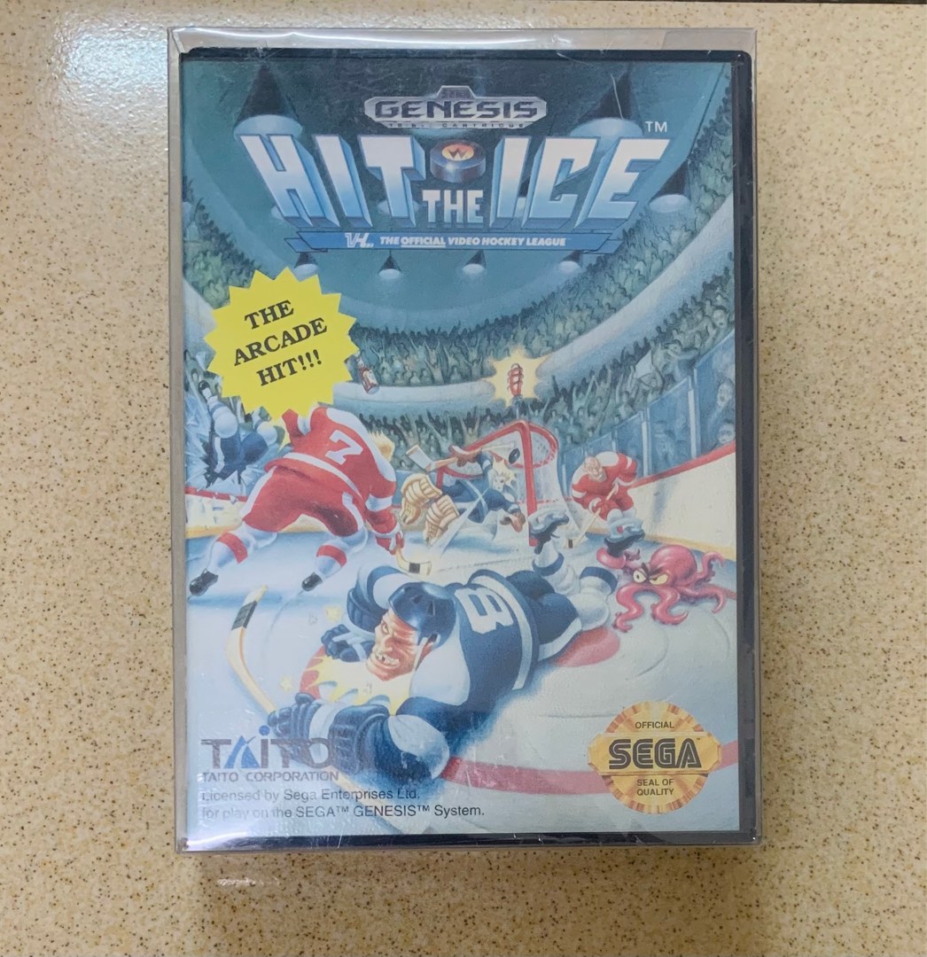 Hit The Ice Sega Genesis, Video Gaming, Video Games, Others on Carousell