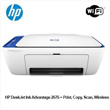 HP DeskJet Ink Advantage 2676 All-in-One Printer, Computers & Tech ...