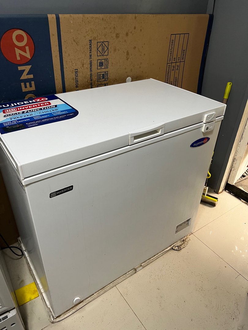 INVERTER CHEST FREEZER FUJIDENZO, TV & Home Appliances, Kitchen ...