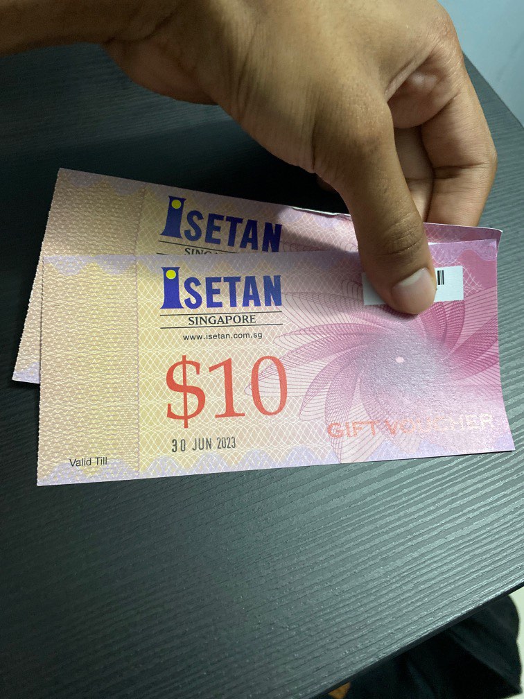 Isetan voucher $20, Tickets & Vouchers, Vouchers on Carousell
