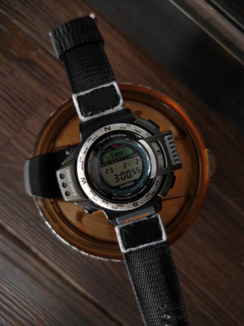 Jam Tangan Vintage Protrek ATC-1100 The First Protrek Triple Sensor ...