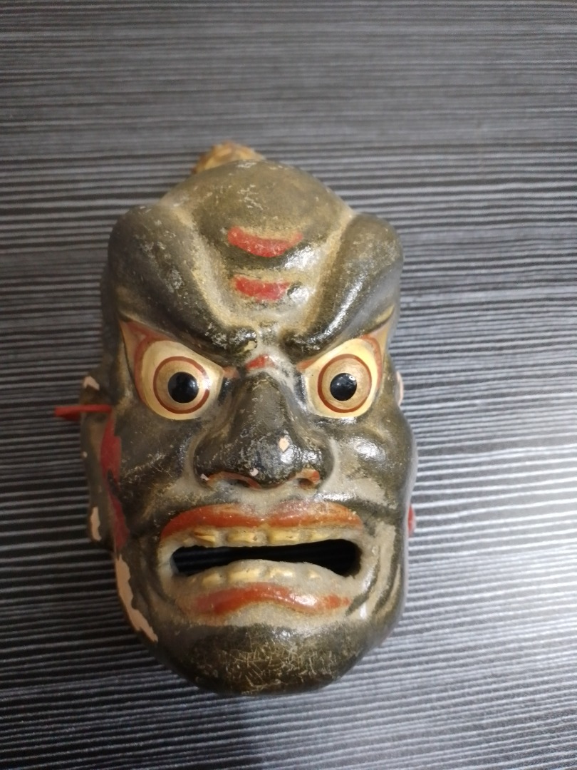 Japanese Gigaku Mask, Hobbies & Toys, Memorabilia & Collectibles ...