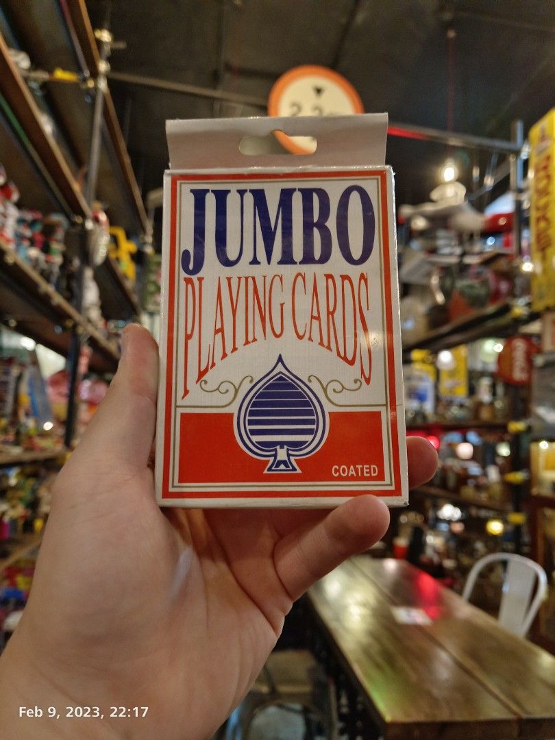 Jumbo playing card, Hobbies & Toys, Memorabilia & Collectibles, Vintage ...