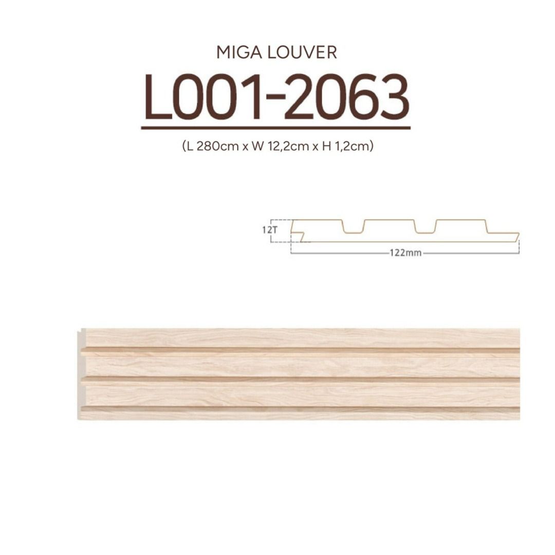 Korea Miga Wall Bedroom Fluted Panel / Miga Louver Fluted Panel ...