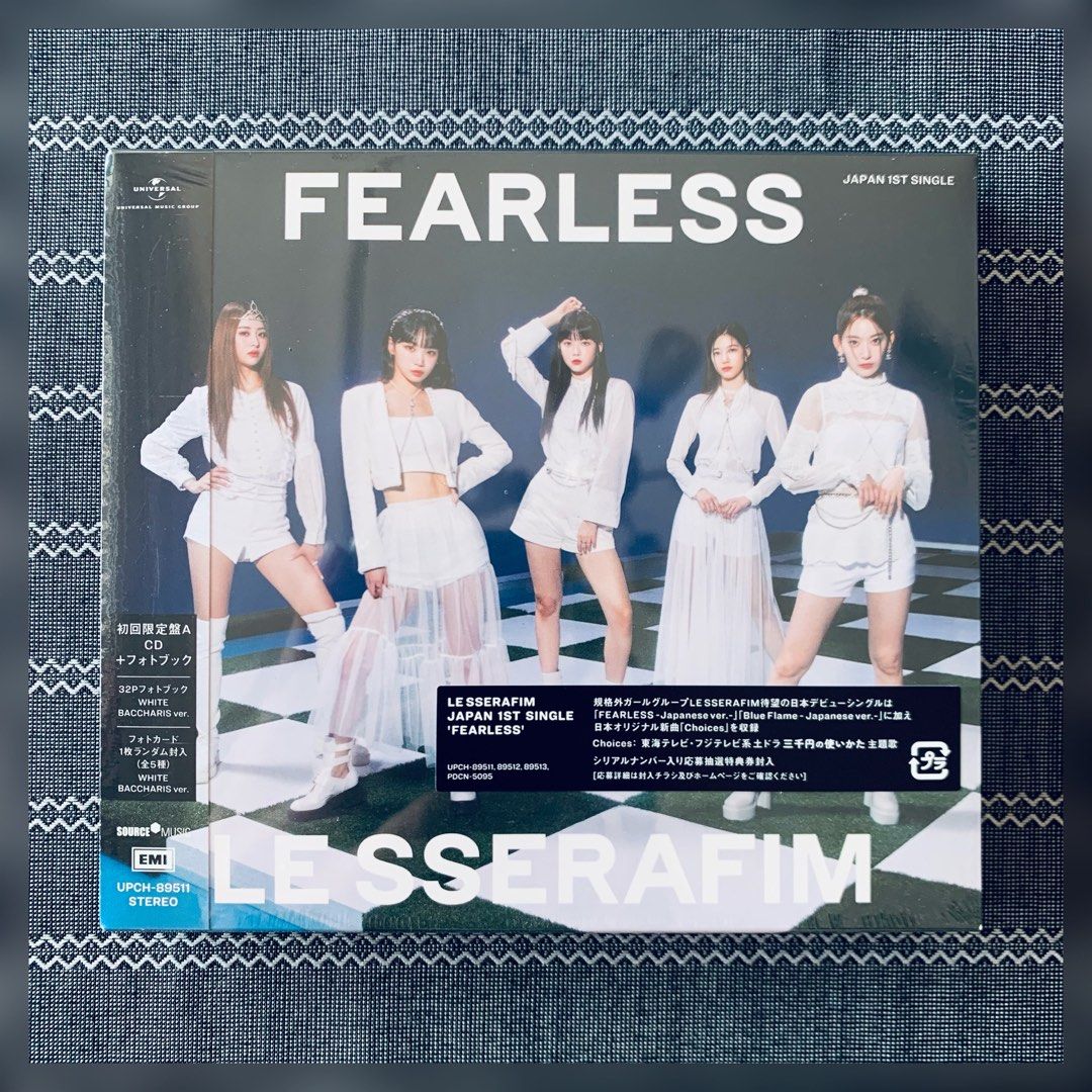 Le Sserafim - Fearless [Japan Limited Edition / Type A] CD + Photo Book, Hobbies & Toys, Music ...