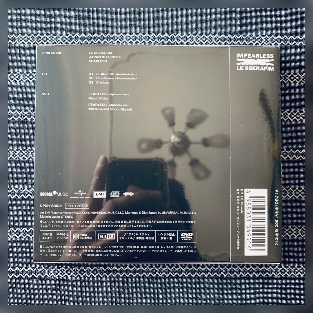 Le Sserafim - Fearless [Japan Limited Edition / Type B] CD + DVD, Hobbies & Toys, Music & Media ...
