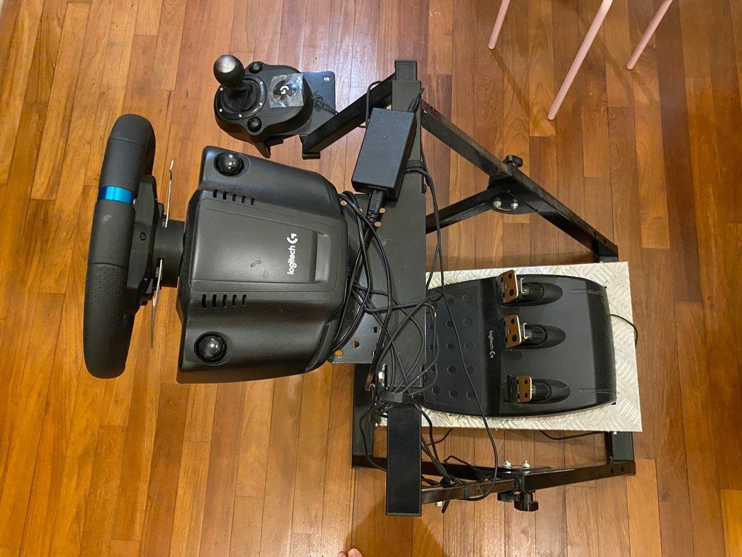 Logitech G29 Driving Force Steering Wheel, Peddles, Gear Shifter and ...