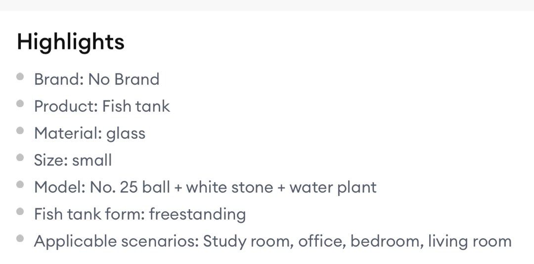 Lucky draw bowl / terrarium glass bowl / fish tank, Furniture & Home ...