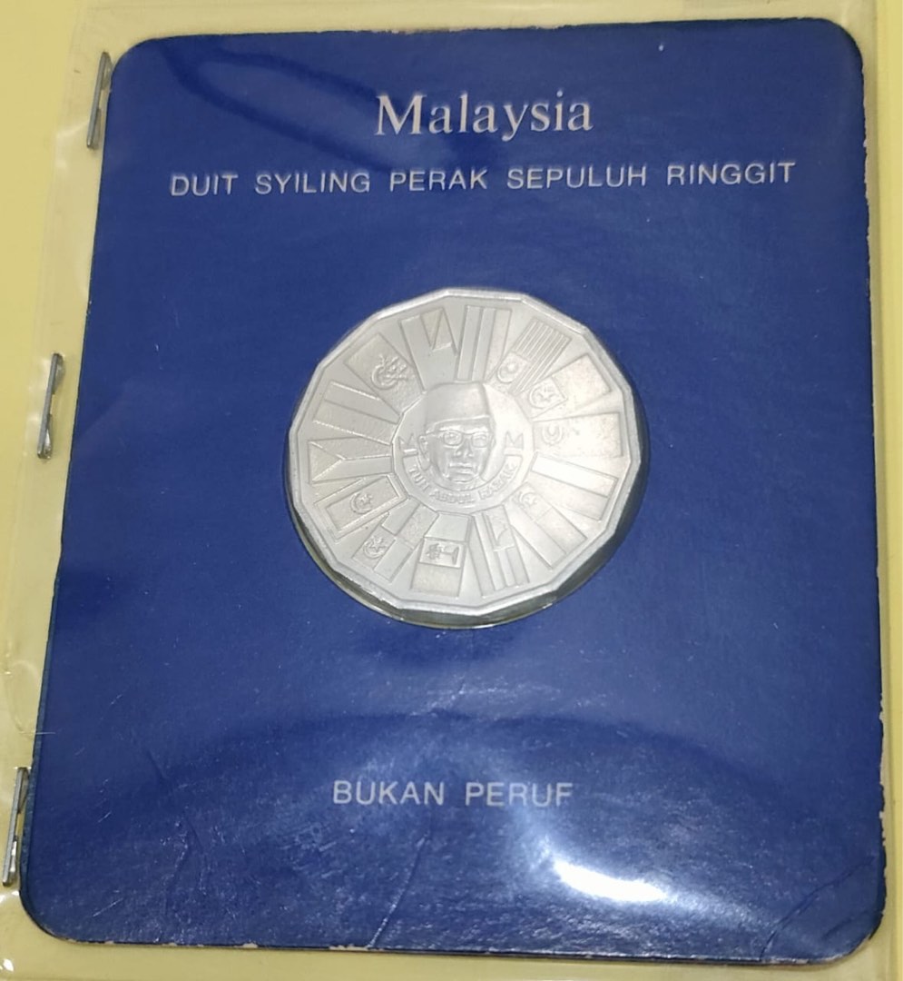 Malaysia 10 ringgit perak Bukan peruf, Hobbies & Toys, Collectibles ...