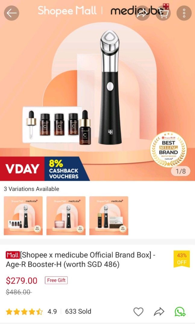 Medicube Age-R Booster-H, Beauty & Personal Care, Face, Face Care on ...