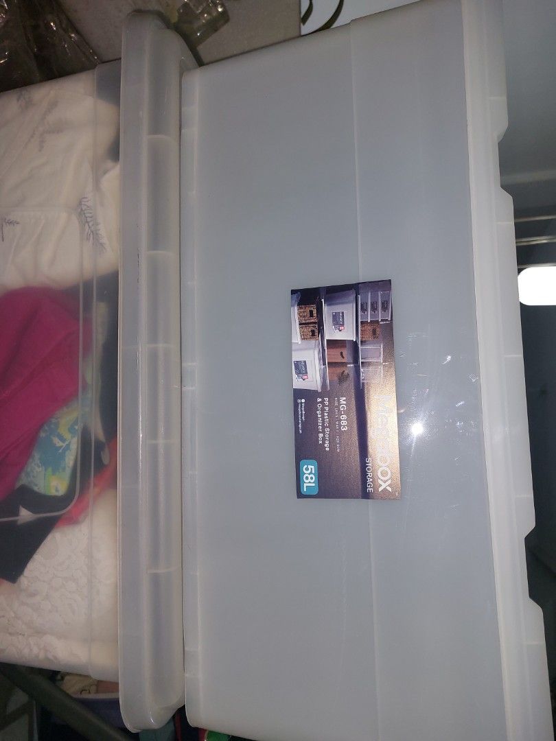 Megabox 58 li storage box on Carousell