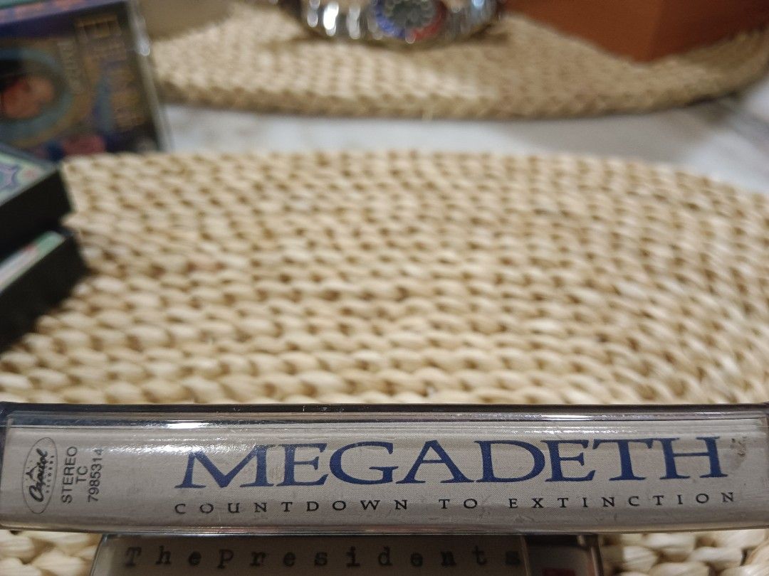 Megadeth - Countdown To Extinction Cassette Tape, Hobbies & Toys, Music ...