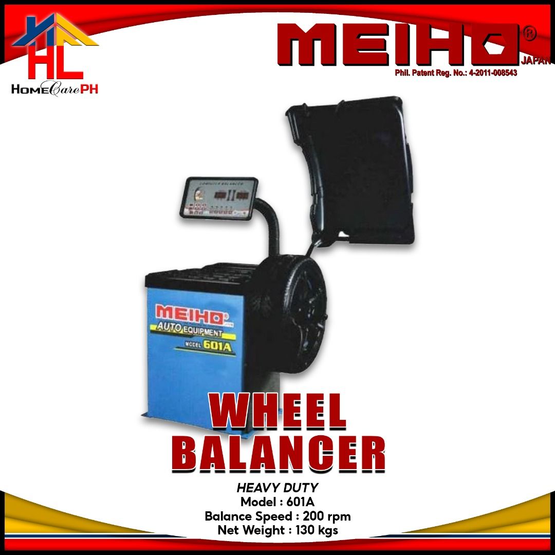 "Meiho" Wheel Balancer (601A/601), Commercial & Industrial, Industrial ...